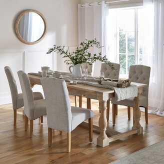 Dunelm Bridget 6-8 Seater Rectangular Extendable Dining Table ...