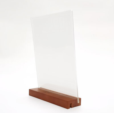 FixtureDisplays Acrylic Sign Holder - ShopStyle Desks