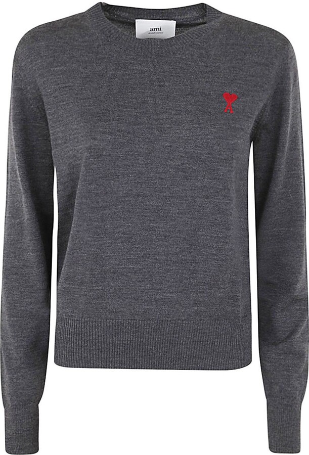 AMI Paris Red Adc Sweater - ShopStyle