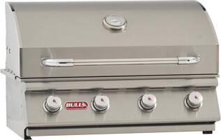 Bull Outdoor Products Outlaw 4-Burner Built-In Convertible Gas Grill ...