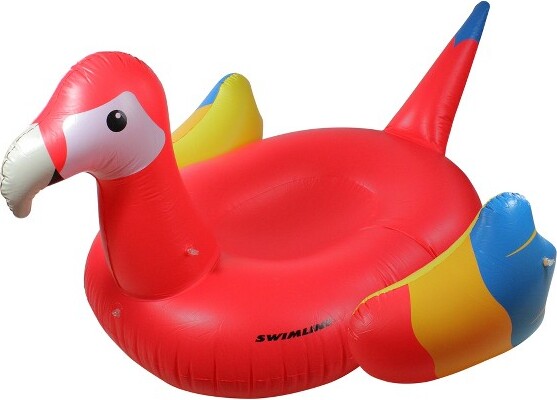 Swimline 93" Scarlet Macaw Parrot Novelty Inflatable Swimming Pool ...