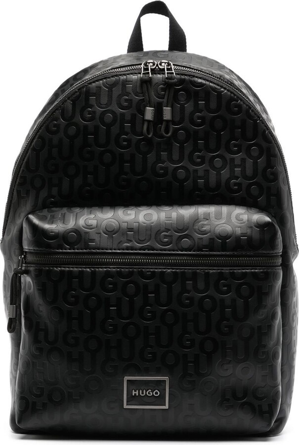 HUGO BOSS Logo-Print Backpack - ShopStyle