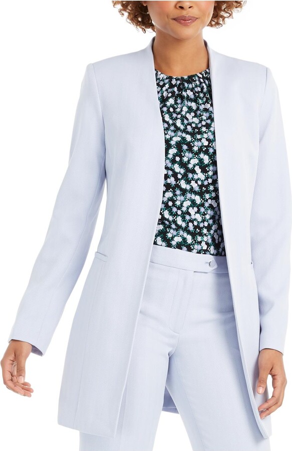 Calvin Klein Womens Suit Separate Business Topper Jacket - ShopStyle