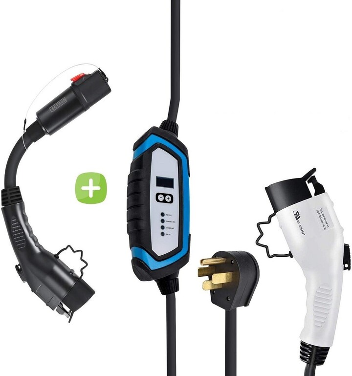Lectron EV Charger & Adapter Bundle - J1772 NEMA 14-50 Electric Vehicle ...