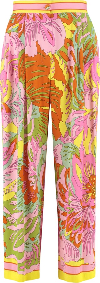 Dolce & Gabbana Printed Silk Pants - ShopStyle