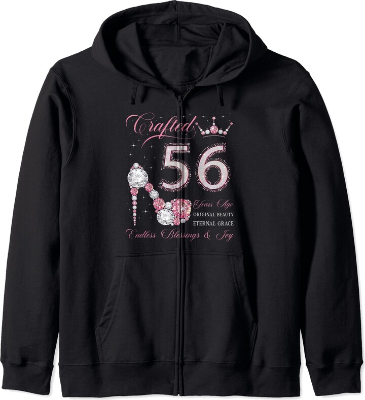 Crafted Years Ago Blessed Birthday Pink Crafted 56 Years Ago 56th ...