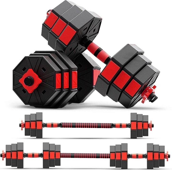 Alivio 20KG Dumbbell and Barbell Adjustable Set Connecting Rod ...