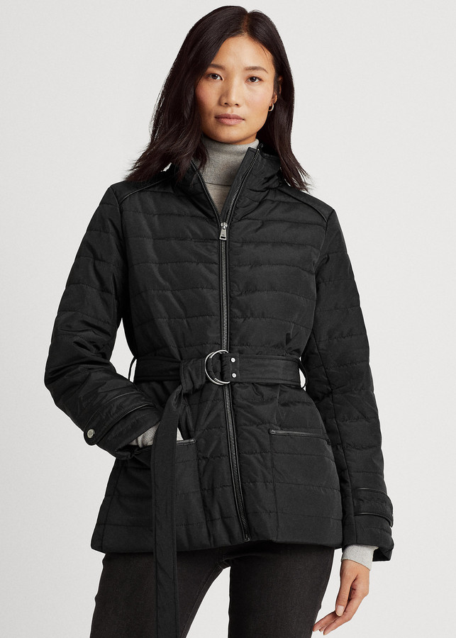 Ralph Lauren Belted Quilted Jacket - ShopStyle