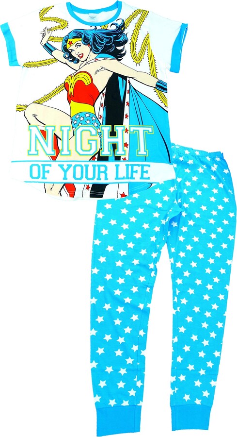 TDP Textiles Wonder Woman Night Ladies Pyjamas - ShopStyle Pajama Sets