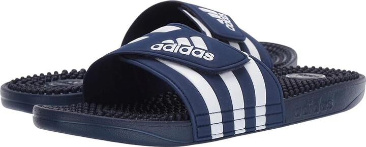 adidas adissage (Dark Blue/Footwear White/Dark Blue) Shoes - ShopStyle ...