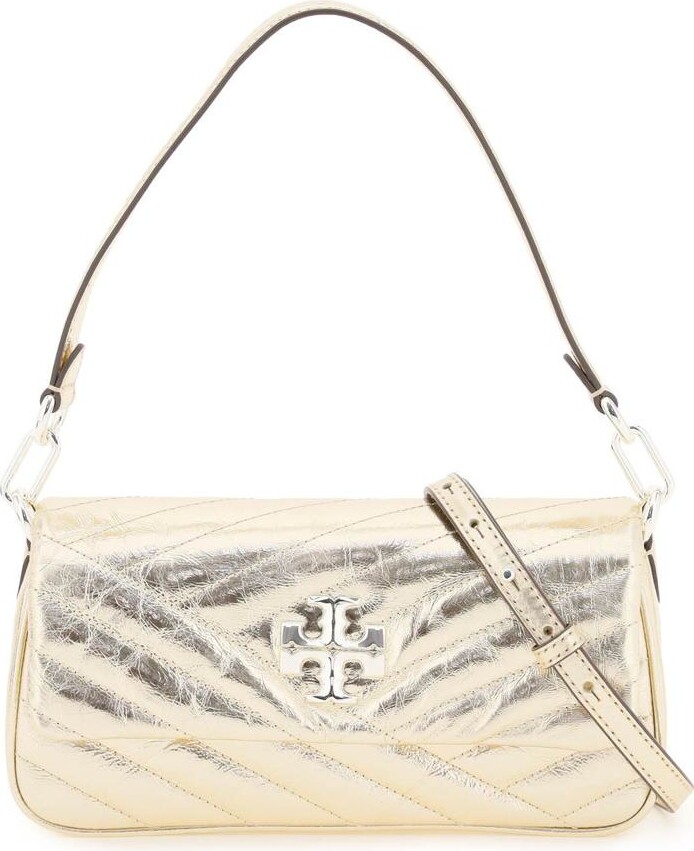 Tory Burch small kira chevron laminated shoulder bag - ShopStyle
