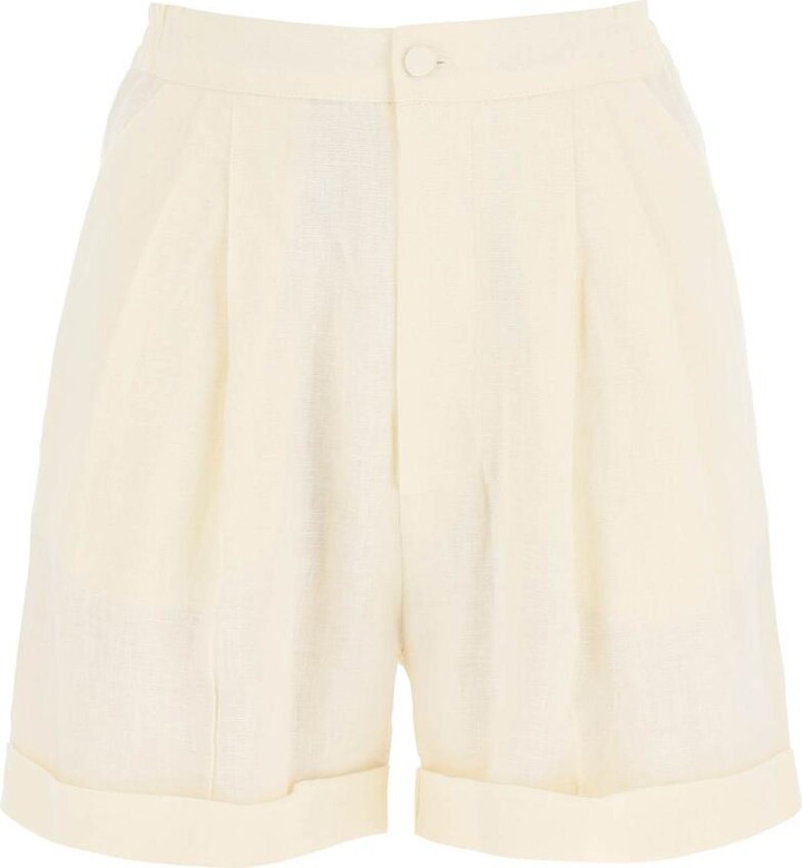 Sleeper 'dinasty' linen shorts - ShopStyle