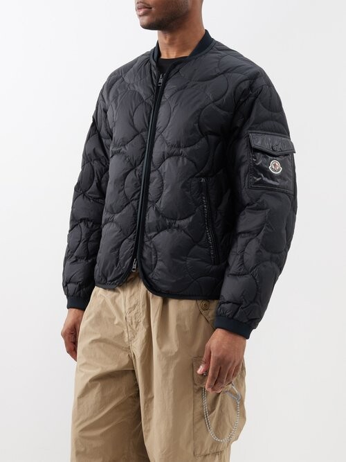 Moncler Sham Quilted Ripstop Bomber Jacket - ShopStyle
