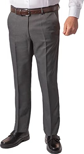 Jolliman Classic Active Stretch Waist Trousers for Men's with Waists ...