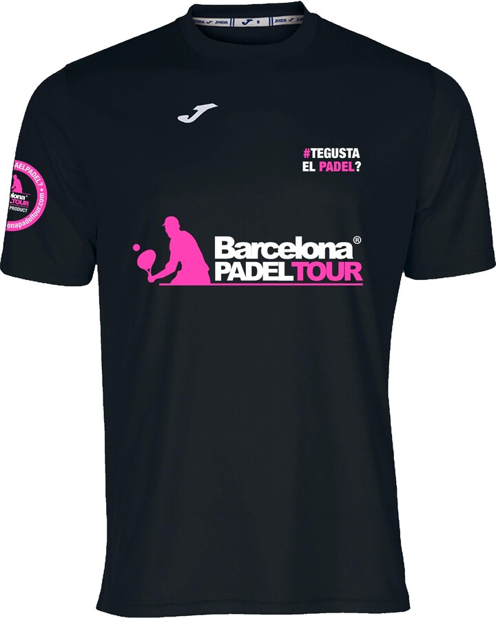 Barcelona Padel Tour | Short Sleeve Technical T-Shirt | Joma Te Gusta ...
