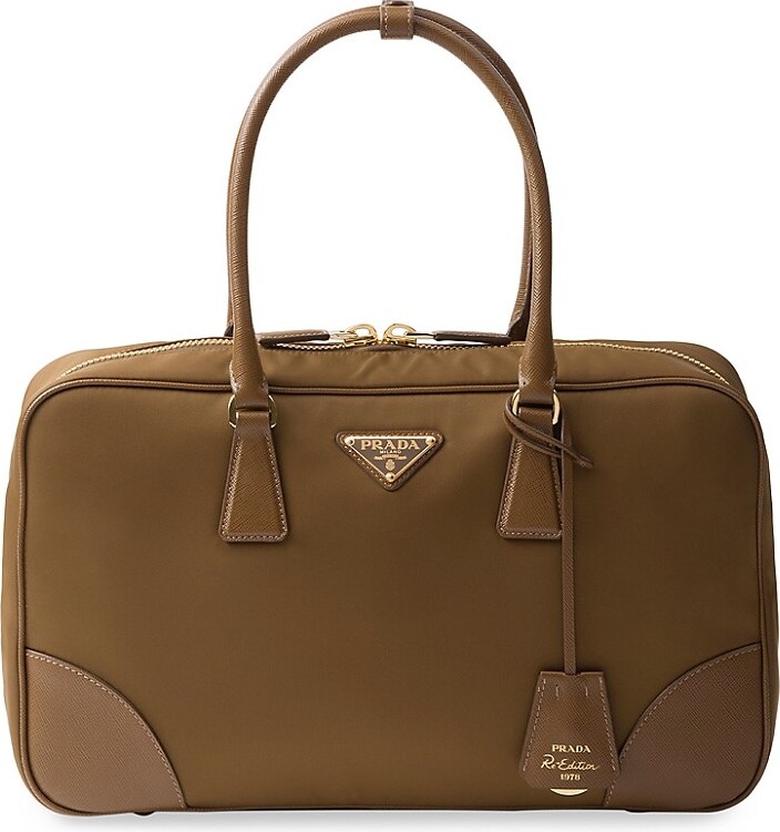 Prada Re-Edition 1978 Large Re-Nylon and Saffiano Leather Two Handle ...