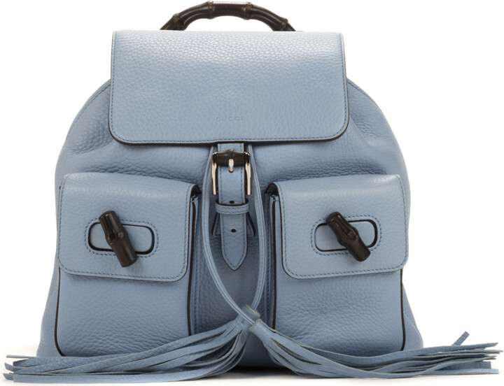 Gucci Bamboo leather backpack - ShopStyle
