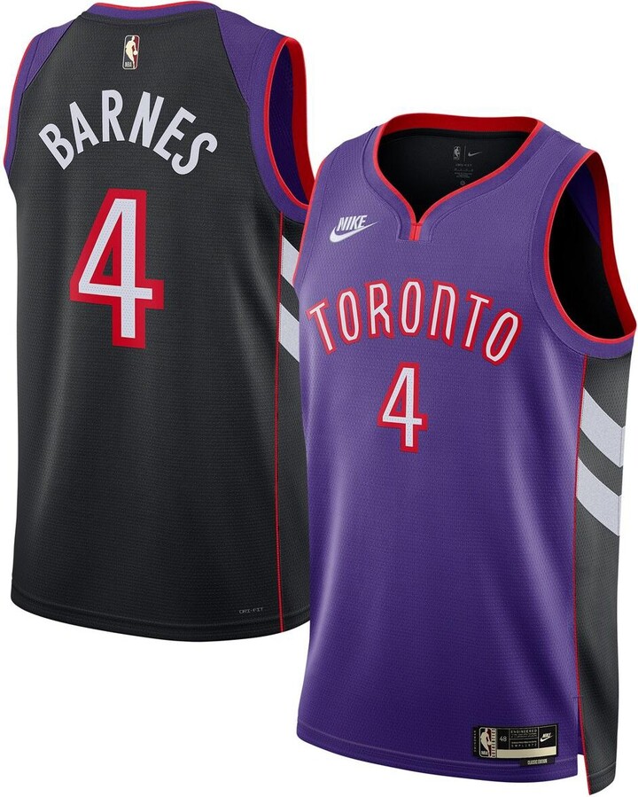 Nike Men's and Women's Scottie Barnes Purple Toronto Raptors 2024/25 ...