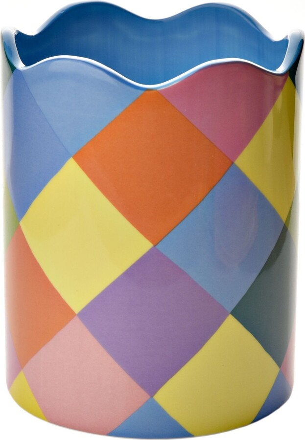 Raspberry Blossom Multi Coloured Plant Pot - ShopStyle Decor