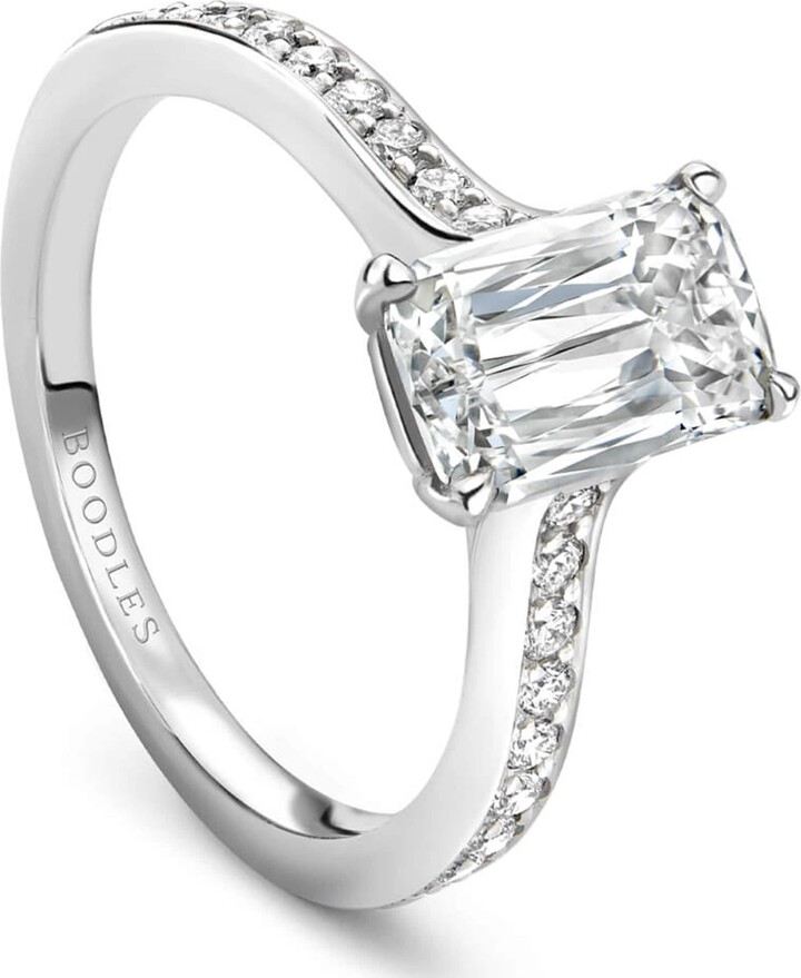 Boodles Platinum and Diamond Harmony Ring - ShopStyle