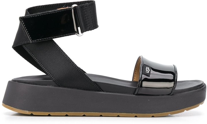 UGG Open Toe Flat Sandals - ShopStyle