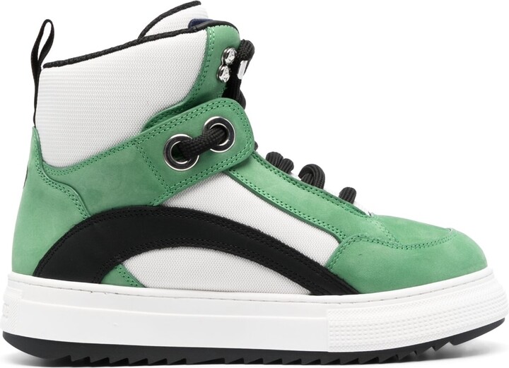 DSQUARED2 Two-Tone High-Top Sneakers - ShopStyle