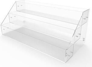 Fixturedisplays Acrylic Candy Bin 3 Tier Literature Rack Dry Food ...
