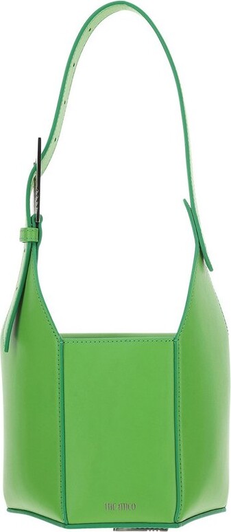 ATTICO Structured Buckle-Detailed Bucket Bag - ShopStyle