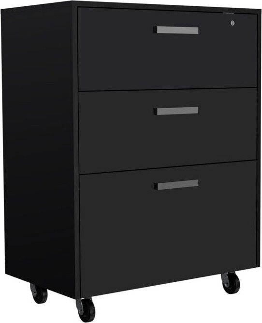 FM Furniture Penny Storage Cabinet, Three Drawers , Four Casters ...
