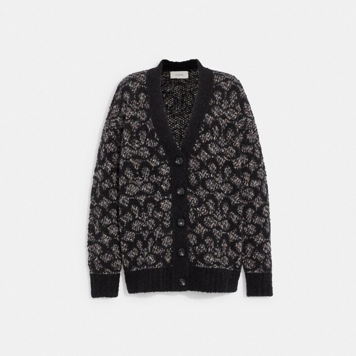 Coach Signature Cardigan - ShopStyle