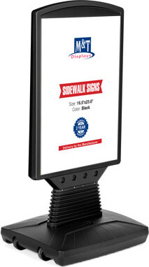 MT Displays M&t Displays Master Sign Flex Board, Black 16.54x23.62 Inch ...