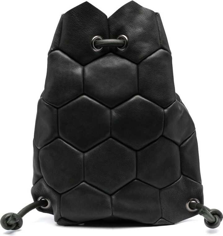 Trippen Hexagon leather backpack - ShopStyle
