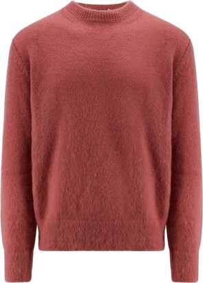 Off-White intarsia Arrow jumper - ShopStyle Crewneck Sweaters