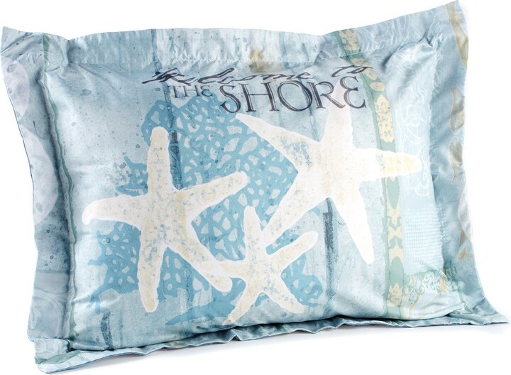 The Lakeside Collection Lakeside Coastal Icons Standard Size Pillow ...