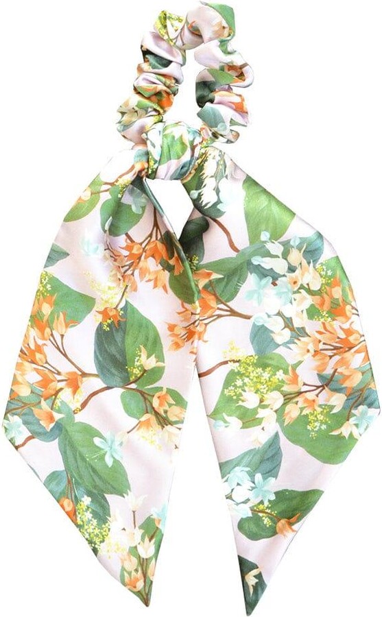 Coco & Wolf - Silk Hair Scrunchie With Tails Made With Liberty Fabric Osterley - ShopStyle
