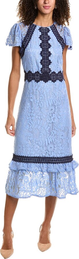 Rachel Parcell Lace Midi Dress - ShopStyle