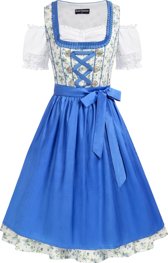 SCARLET DARKNESS Oktoberfest Fancy Dress Outfit Beer Festival For ...