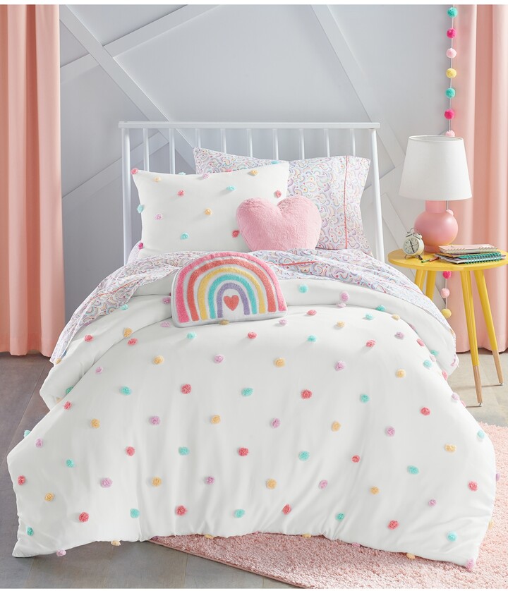 Charter Club Kids Tufted Dot 3-Pc. Comforter Set, Full/Queen, Created ...