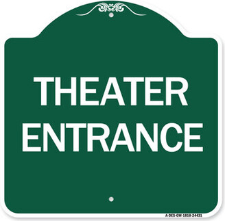 Signmission Designer Series Sign - Event Entrance (With Up Arrow ...