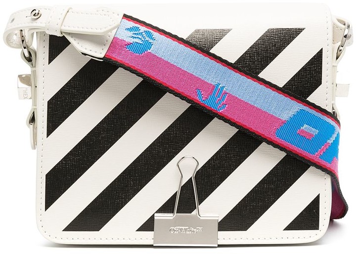 Off-White Diagonal Flap Bag - ShopStyle