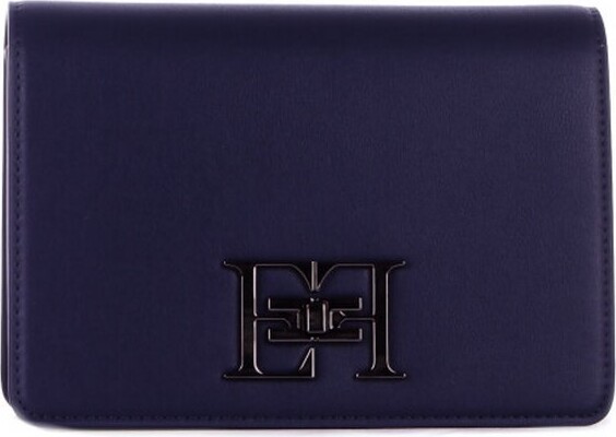 Elisabetta Franchi Logo Plaque Turn-Lock Shoulder bag - ShopStyle