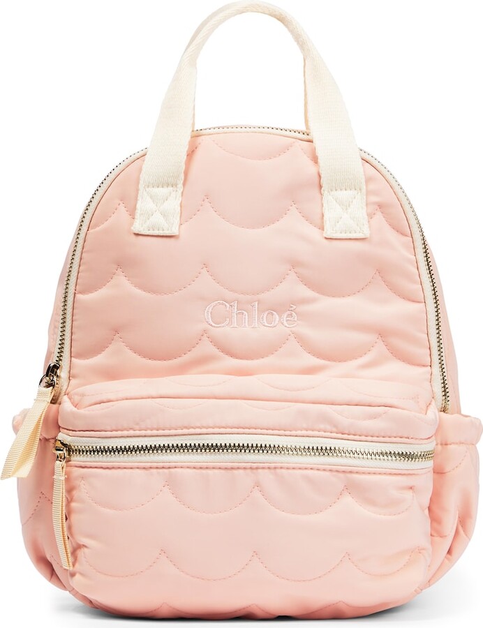 Chloé Children Scallop-embroidered backpack - ShopStyle Girls' Bags