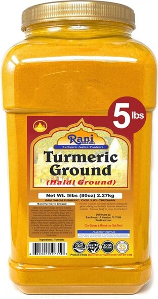 Rani Brand Authentic Indian Foods Turmeric (Haldi) Root Powder (High ...