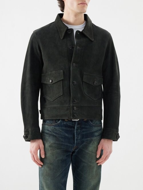 Ralph Lauren RRL Hadley Suede Jacket - ShopStyle
