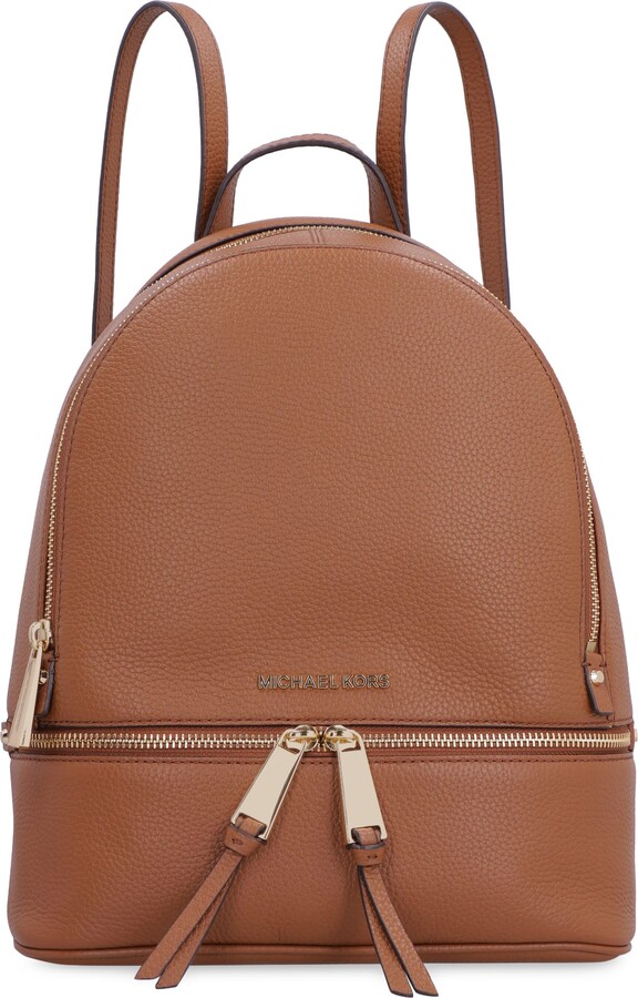 MICHAEL Michael Kors Rhea Leather Medium Backpack - ShopStyle