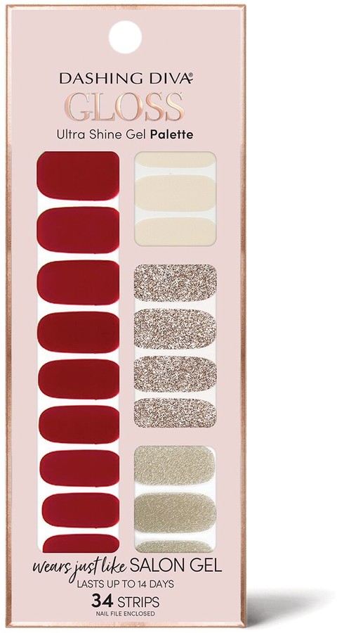 Dashing Diva Gloss Gel Strips Bossy Lady Ultra Shine Gel Strips ...