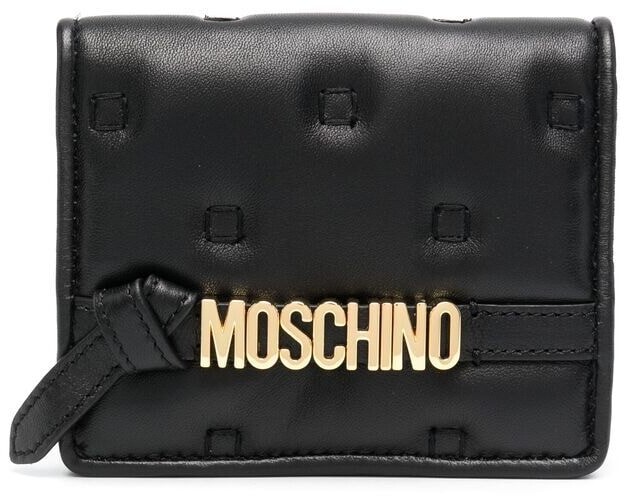 Moschino Logo-Plaque Snap-Fastening Wallet - ShopStyle