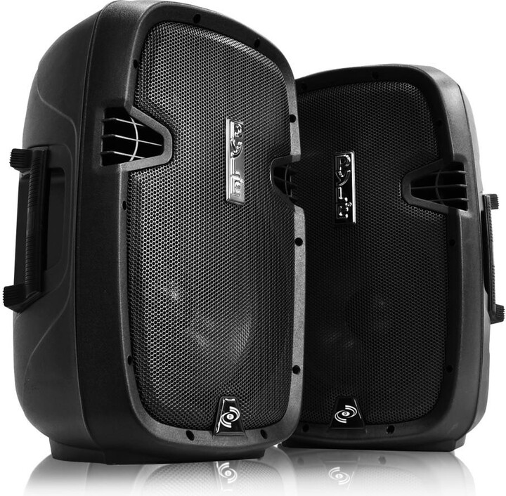 Pyle 10 Inch Active Passive Portable Bluetooth Wireless Streaming PA ...