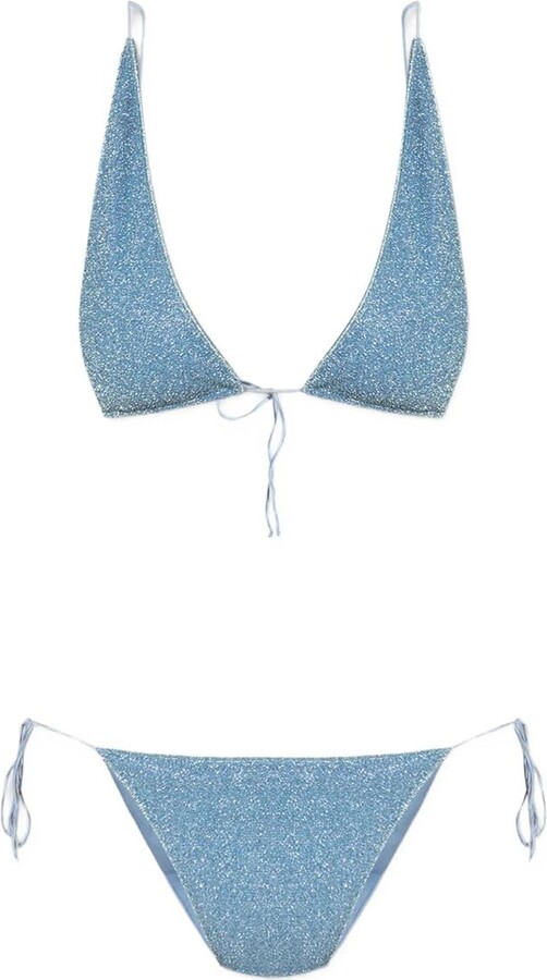 Oseree Lumiere Triangle Kini - ShopStyle Swimsuit Coverups