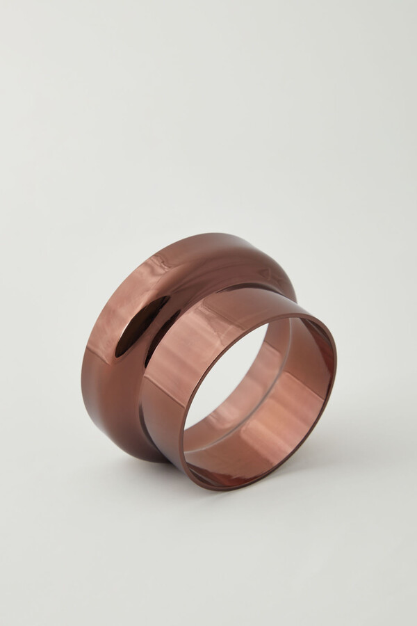 COS Polished-Metal Bangle - ShopStyle Bracelets
